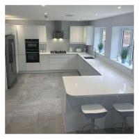 China end Modern Style White Solid Wood Lacquer Modular Kitchen Cabinets for Home Renovation for sale