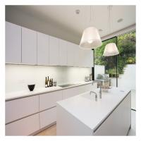 China end Modern Style White Solid Wood Lacquer Modular Kitchen Cabinets for Home Renovation for sale