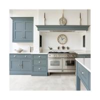 China E1 Particleboard Carcase Material European Style Wooden Shaker Kitchen Wall Cabinets for sale