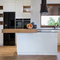 China Smart Cupboard Complete Kitchen Cabinets for Apartment Designs Melamine Board Durable for sale