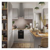 China Easy Clean Advantage Customization Glossy Modern Style Kitchen Cabinets for Apartment for sale