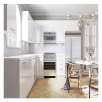 China Easy Clean Advantage Customization Glossy Modern Style Kitchen Cabinets for Apartment for sale
