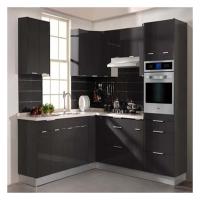 China Easy Clean Advantage Customization Glossy Modern Style Kitchen Cabinets for Apartment for sale