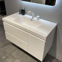 China MR-MDF Carcase Material Wall Mounted CAD/3D Bathroom Cabinet for Modern Luxury Furniture for sale