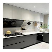 China Melamine Island Kitchen Cabinet Assemble Sink and Drawer Basket for Villa Renovation for sale