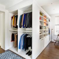 China Home Furniture European Style Adjustable Wardrobes for Modern Apartments in the Wall for sale