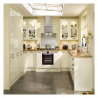 China High End Solid Wood Apartment Kitchen Cabinets in Modular Lacquer Shaker Gloss Finish for sale