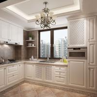 China Self Assemble Wood Kitchen Furniture Waterproof Cupboard with Faucet Accessories for sale