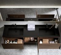 China Customized Made European Furniture Corner Dresser with Sink Popular and Good Looking for sale