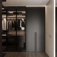 China Best Walk In Open Style White Wooden Laminated Wardrobe for Bedroom Bedroom Luxury for sale