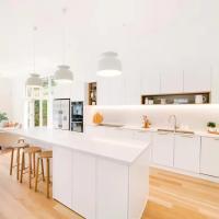 China Waterproof Fireproof Modern Kitchen Cabinet Designed for Durable Furniture Cuisine for sale