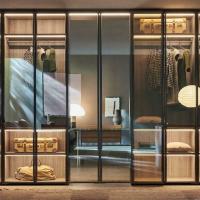China Complete Specifications Custom Size Luxury Built-In Wardrobe with Contemporary Design for sale