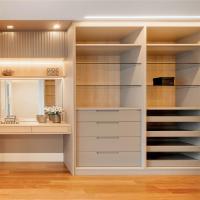 China Customized Open Shelves Wardrobe Contemporary Design for Modern Apartment Furniture for sale