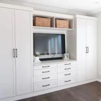 China European Style Wooden Wardrobes Practical Custom Walk-in Wardrobe Closet for Your Home for sale
