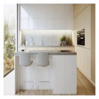 China Customized Ral Color Chart Kitchen Cabinets Stylish Glossy White Solid Wood Cabinets for sale