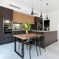China Modular Kitchen Cabinets Gray Glass Panel Handles for Replacement Wall Hanging Cabinet for sale
