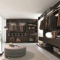 China Wooden Modern Style Glass Wardrobe Closet for Walk-in Closet Furniture Customization for sale