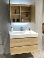 China High End Custom Waterproof Bathroom Vanity with Sink and Door Finish in PVC/Lacquer for sale