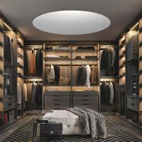 China Contemporary European Style Walk-in Wooden Bedroom Wardrobe Closet for Custom Size for sale