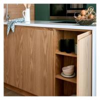 China Modern Style Flat Panel Design Kitchen Cabinets Veneer Oak Veneer for Your Modern Home for sale