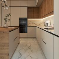 China Modern Lacquer Kitchen Cabinets with Waterproof and Fireproof Advantage for sale