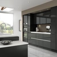 China Top Veneer Finish and Bottom Lacquer Finish Kitchen Wall Cabinet for Modern Kitchen for sale