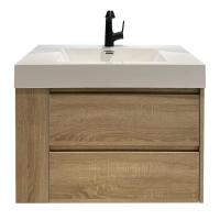 China Euro Style Wall Hung Bathroom Vanity with MR-MDF Carcase Material and Guaranteed for sale