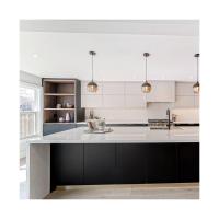 China Modern Design Customized Veneer Color Waterproof Kitchen Cabinets from Professional for sale
