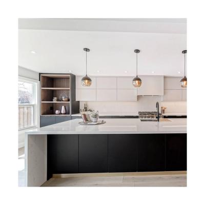 China Modern Design Customized Veneer Color Waterproof Kitchen Cabinets from Professional for sale