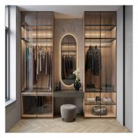 China Laundry-Friendly Modern Design Walk-in Wardrobe Closet for European Style Bedrooms for sale