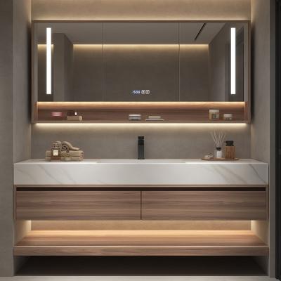 China Bathroom Vanities Modern Style Mirrored Cabinets for Customized Width Bathroom Cabinet for sale