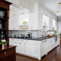 China Modular Kitchen Cabinets United States Flat Pack Wooden Door Panel Mahogany Cabinet for sale
