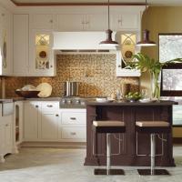 China Modular Kitchen Cabinets United States Flat Pack Wooden Door Panel Mahogany Cabinet for sale