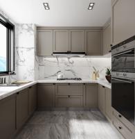 China Wooden Cabinets and Quartz Stone Countertops The Perfect Match for Your Home Kitchen for sale
