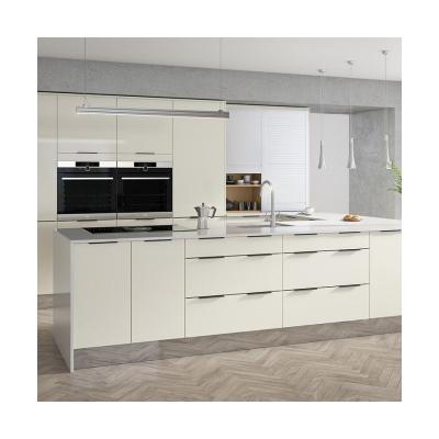 China Customized Veneer Color Complete Sets Kitchen Cabinets for Market in Modern Design for sale