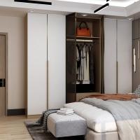 China YALIG European Style High End Professional Customized Modern Bedroom Standard Wardrobe Closet for sale