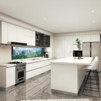 China High Gloss Lacquer Plywood Carcass Full Modern Kitchen Cabinet A Must-Have for Your Hom for sale