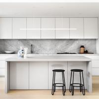 China Modern Custom Lacquer Kitchen Cabinet Units with Veneer Color Customization Option for sale