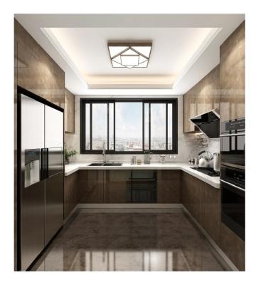 China Top Rated Kitchen Furniture Waterproof Gloss Cabinet for Modern and Durable Kitchens for sale