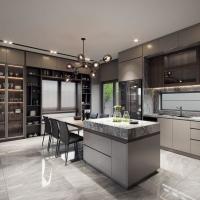 China Top Rated Kitchen Furniture Waterproof Gloss Cabinet for Modern and Durable Kitchens for sale
