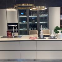 China Customized Veneer Color Solid Wood Complete Kitchen Cabinet Sets for Modern Kitchen for sale