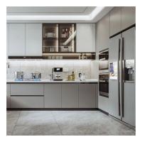 China Modern Minimalist Plank Solid Wood Cabinets with Customized Color and Glass Fronts for sale