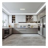 China Modern Minimalist Plank Solid Wood Cabinets with Customized Color and Glass Fronts for sale