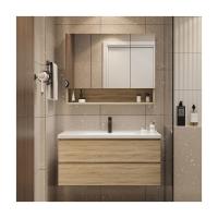 China Modern Style Euro Furniture Wall Hung Luxury Bathroom Vanities with Customized Width for sale