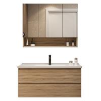 China Modern Style Euro Furniture Wall Hung Luxury Bathroom Vanities with Customized Width for sale