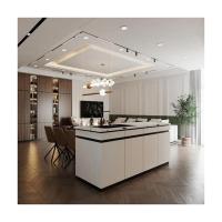 China Modern Style Compact All-in-One Movable Kitchen Cabinet Contemporary White Smart Design for sale