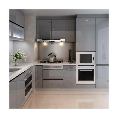 China Customized Veneer Color Acrylic Board Roller Shutter Kitchen Cabinet for Light Box Kitchen for sale