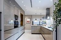 China Mdf Boards For Indonesia Free Standing Set Modern Standard Kitchen Cabinet Furniture for sale