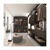 China European Style Walk-in Bedroom Wardrobe Closet with Modern Design and Contemporary Style for sale