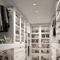 China Modern PANEL Wood Style Walk-in Bedroom Wardrobe Closet for European Home Design for sale